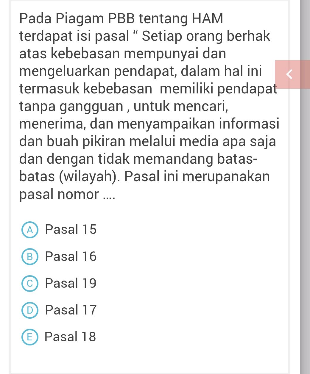 Pada Piagam PBB tentang HAM terdapat isi | StudyX