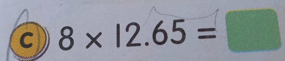 Multiplication: 8 x 12.65 | StudyX