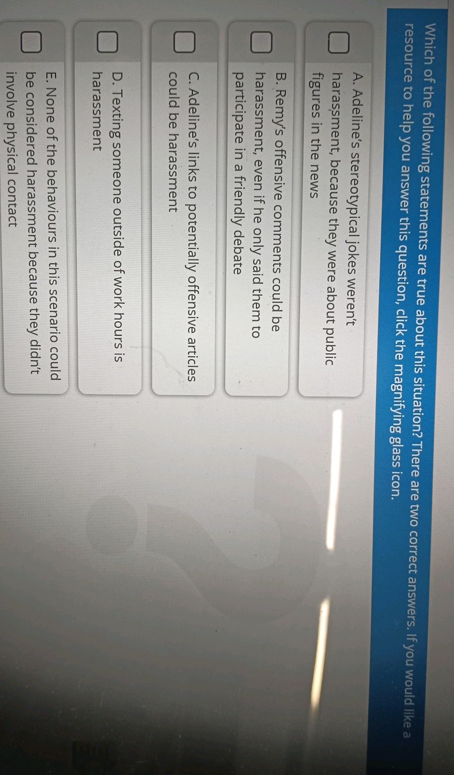 Which of the following statements are true | StudyX