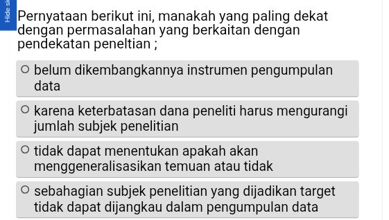 Pernyataan berikut ini, manakah yang paling | StudyX