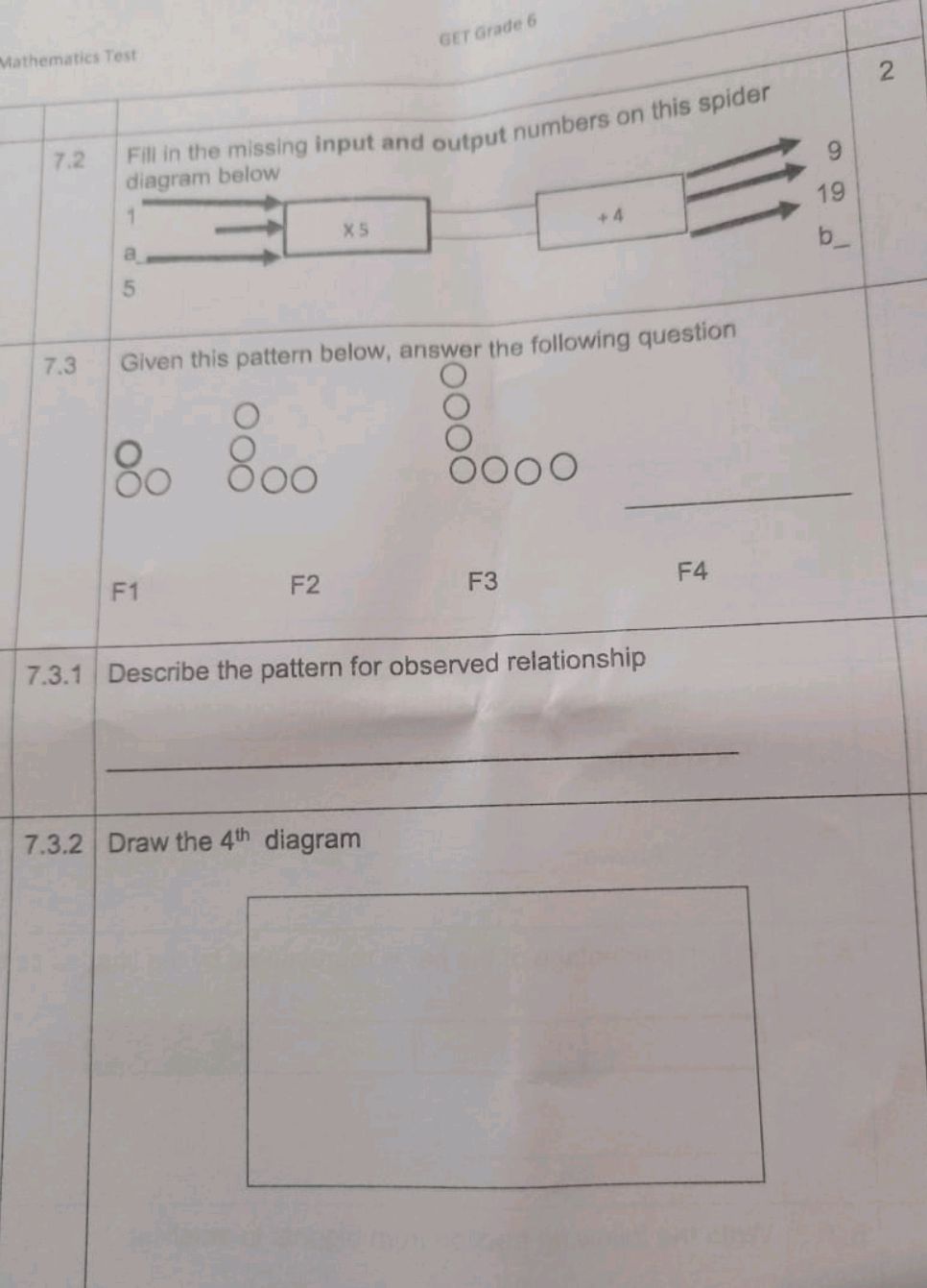 7.2 Fill in the missing input and output | StudyX