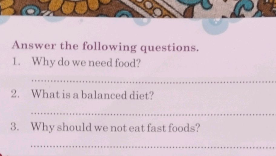 Answer the following questions. 1. Why do | StudyX