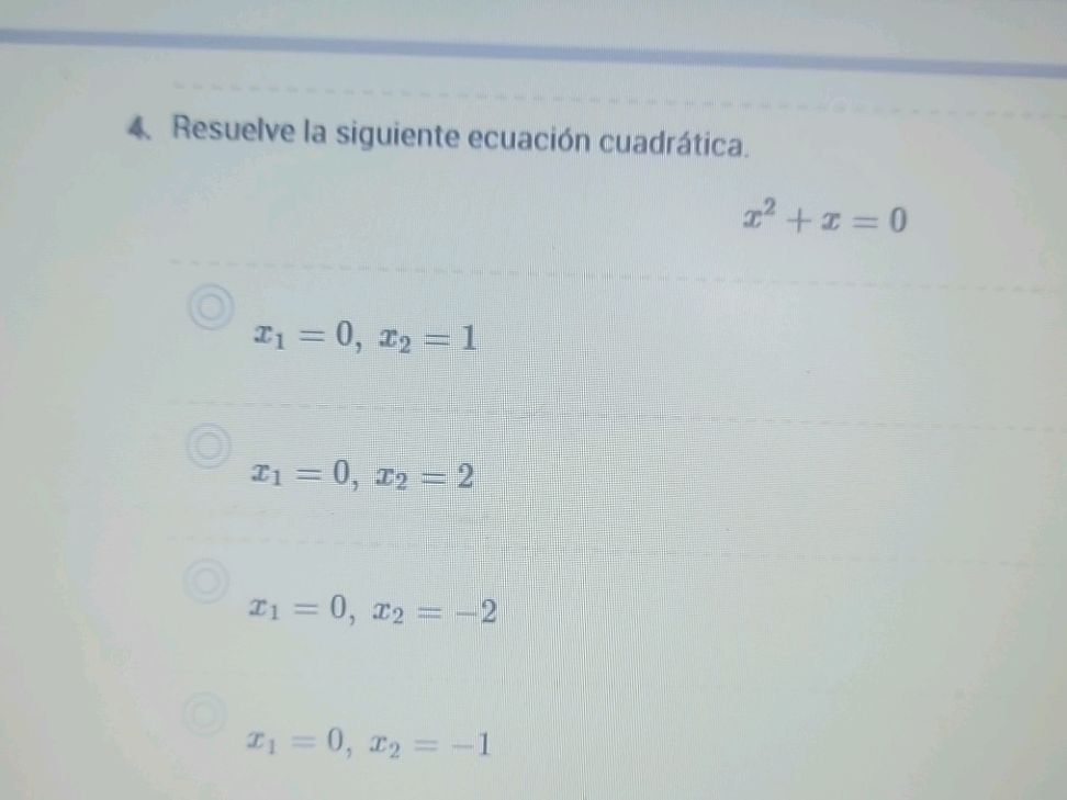 4. Resuelve la siguiente ecuación | StudyX