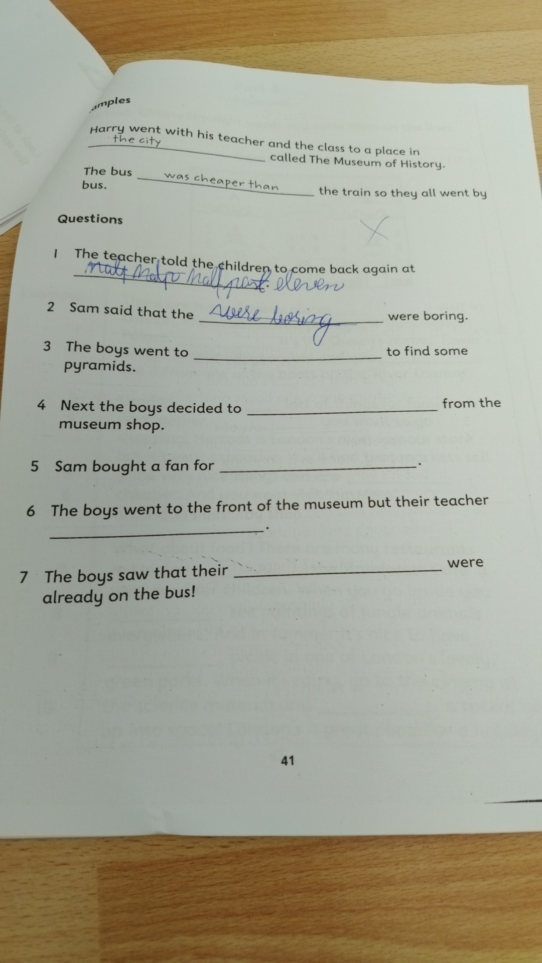 1 The teacher told the children to come back | StudyX