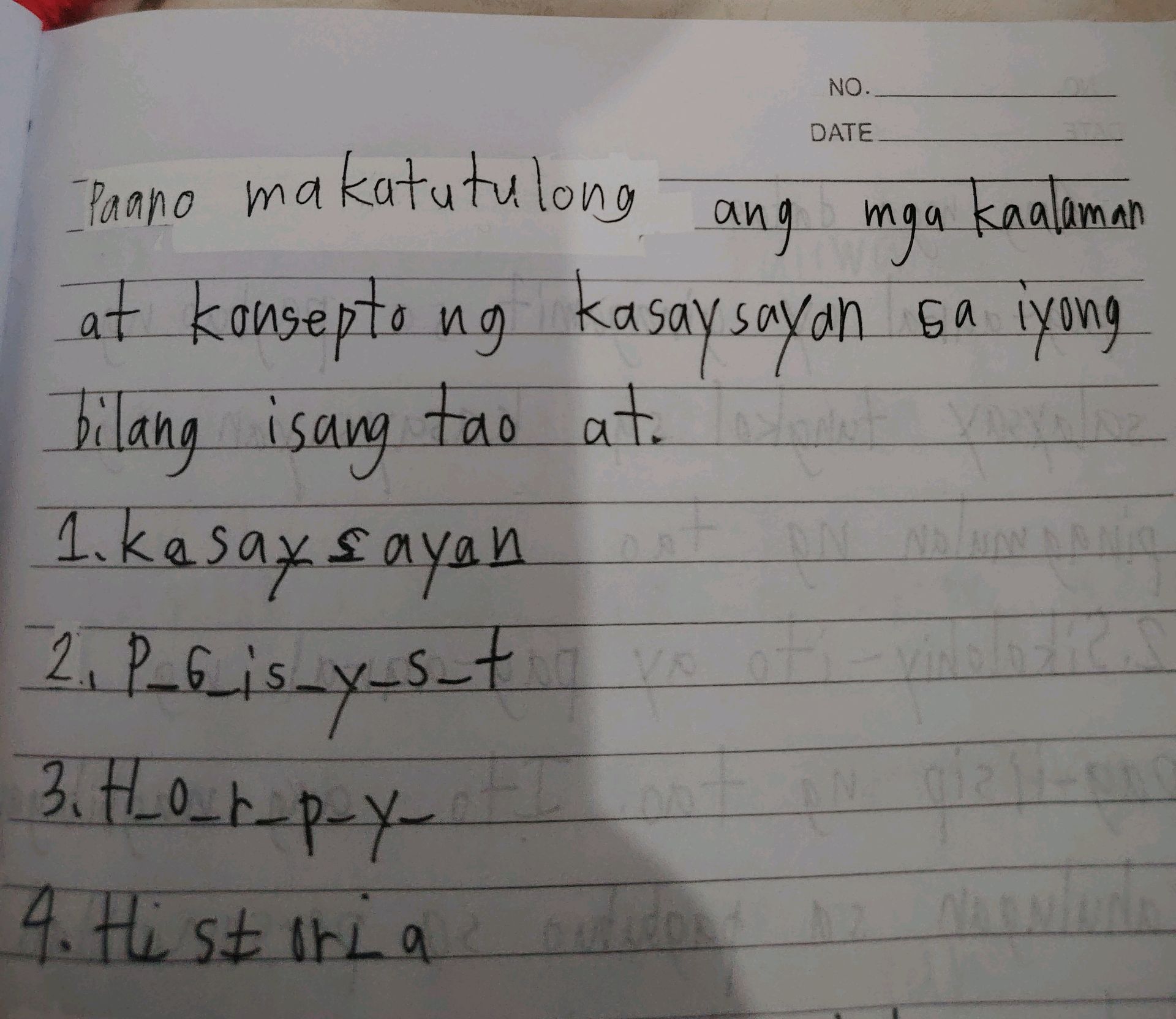 Paano makatutulong ang mga kaalaman at | StudyX