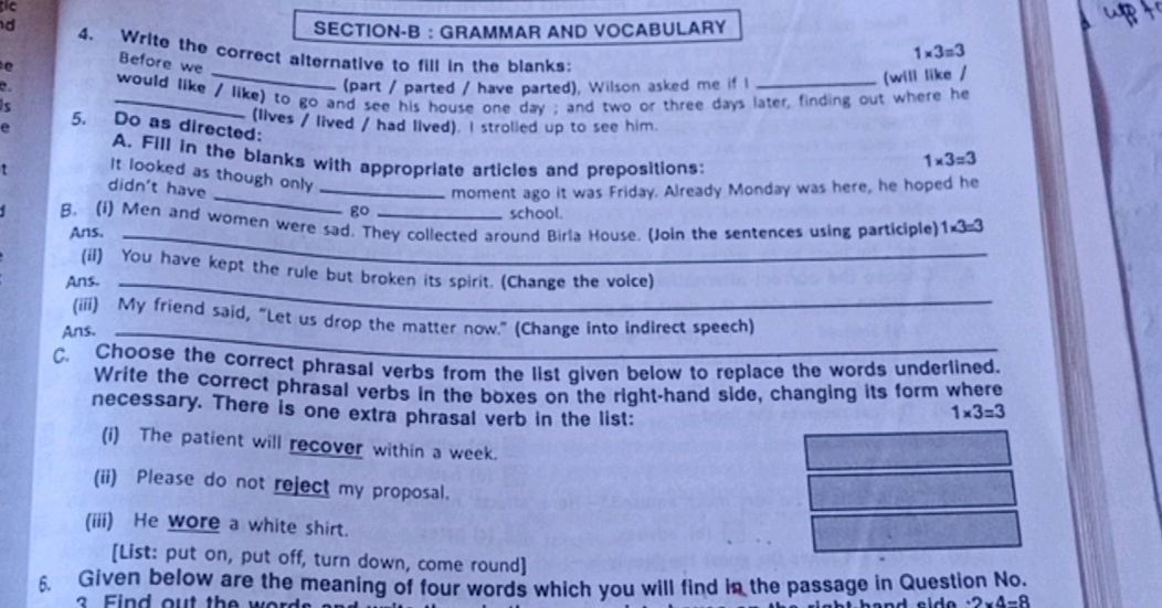 4. Write the correct alternative to fill in | StudyX