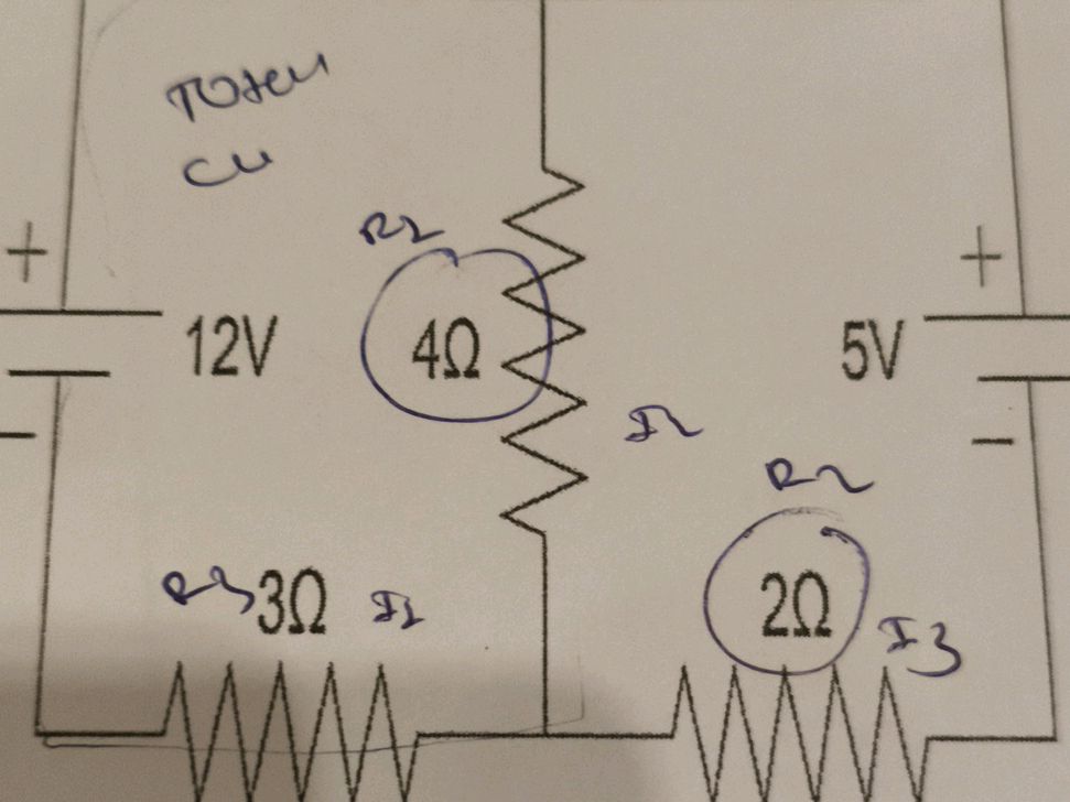 The image shows a circuit diagram with a 12V | StudyX