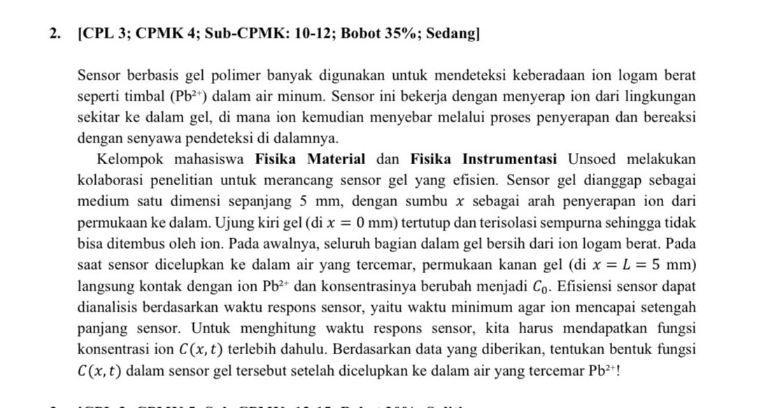Sensor berbasis gel polimer banyak digunakan | StudyX