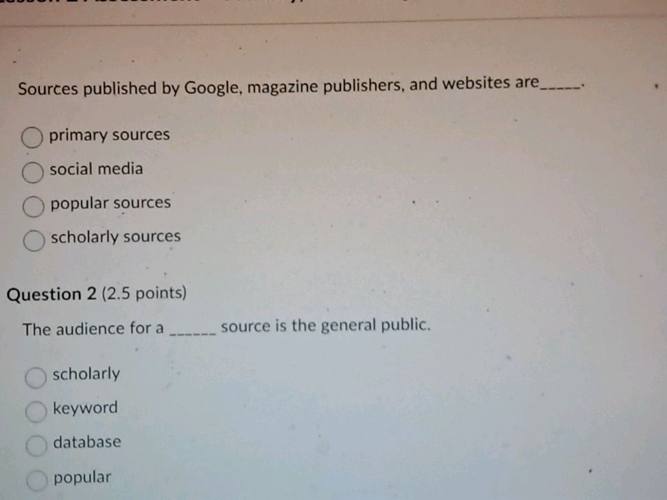 Sources published by Google, magazine