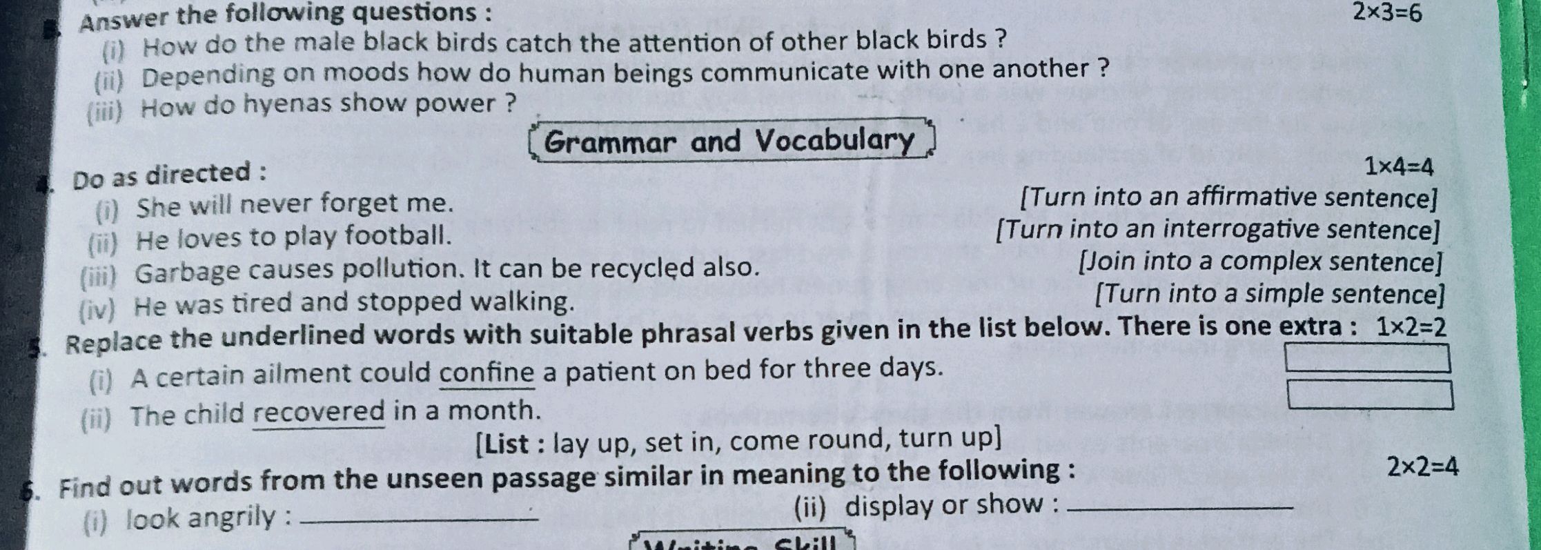 Answer the following questions : (i) How do | StudyX