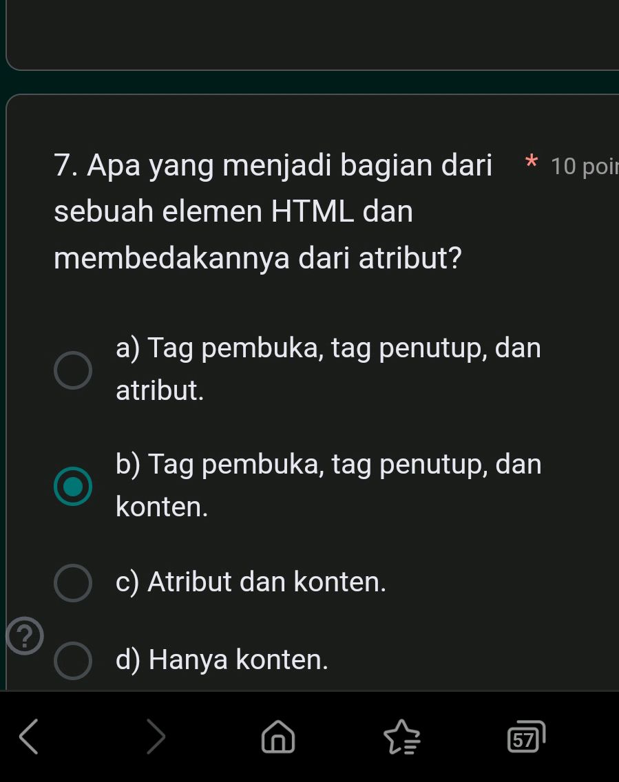 7. Apa yang menjadi bagian dari sebuah | StudyX