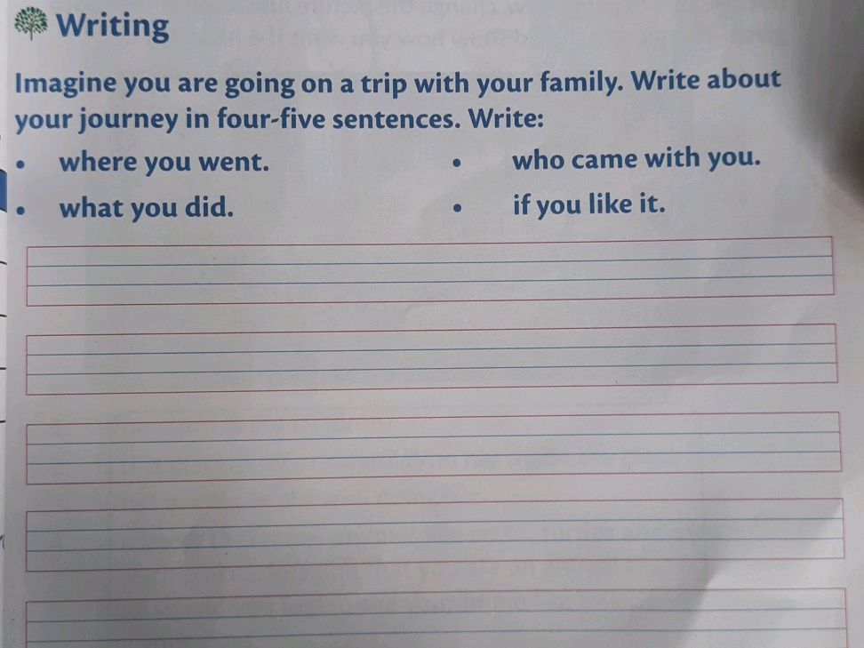 Imagine you are going on a trip with your | StudyX