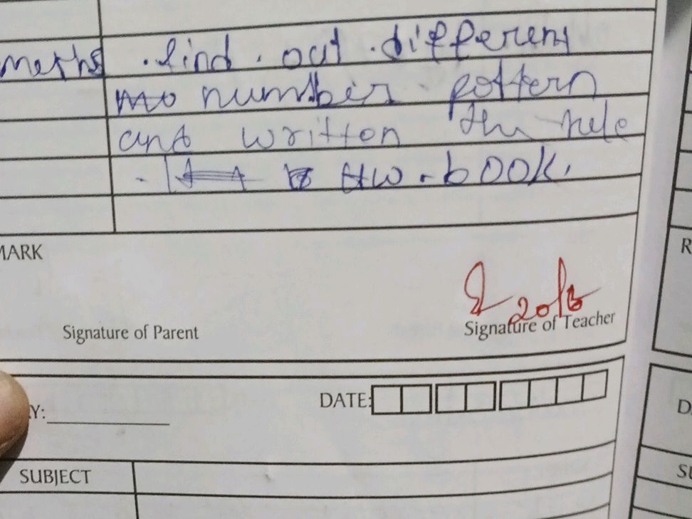 meths - find out different mo number pattern | StudyX