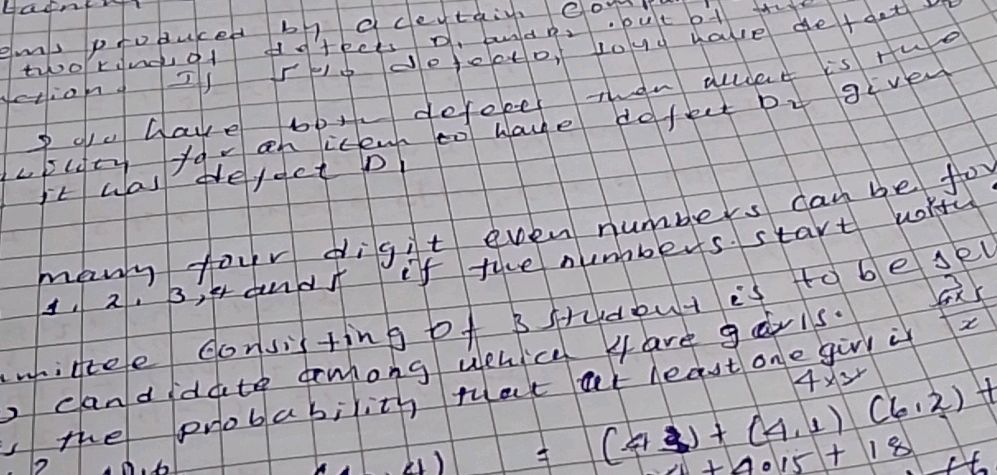 many four digit even numbers can be formed | StudyX