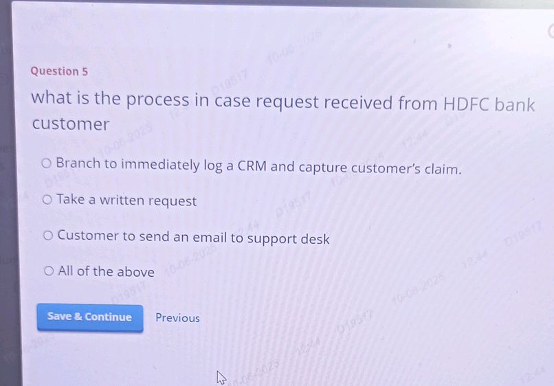 What is the process in case request received | StudyX