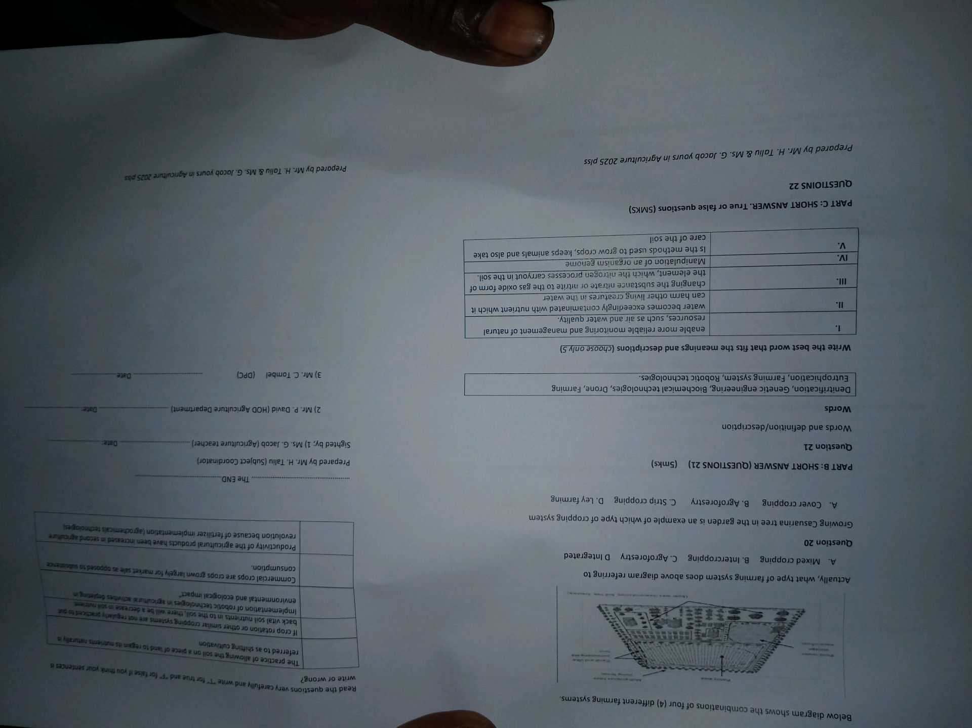 Below diagram shows the combinations of four | StudyX