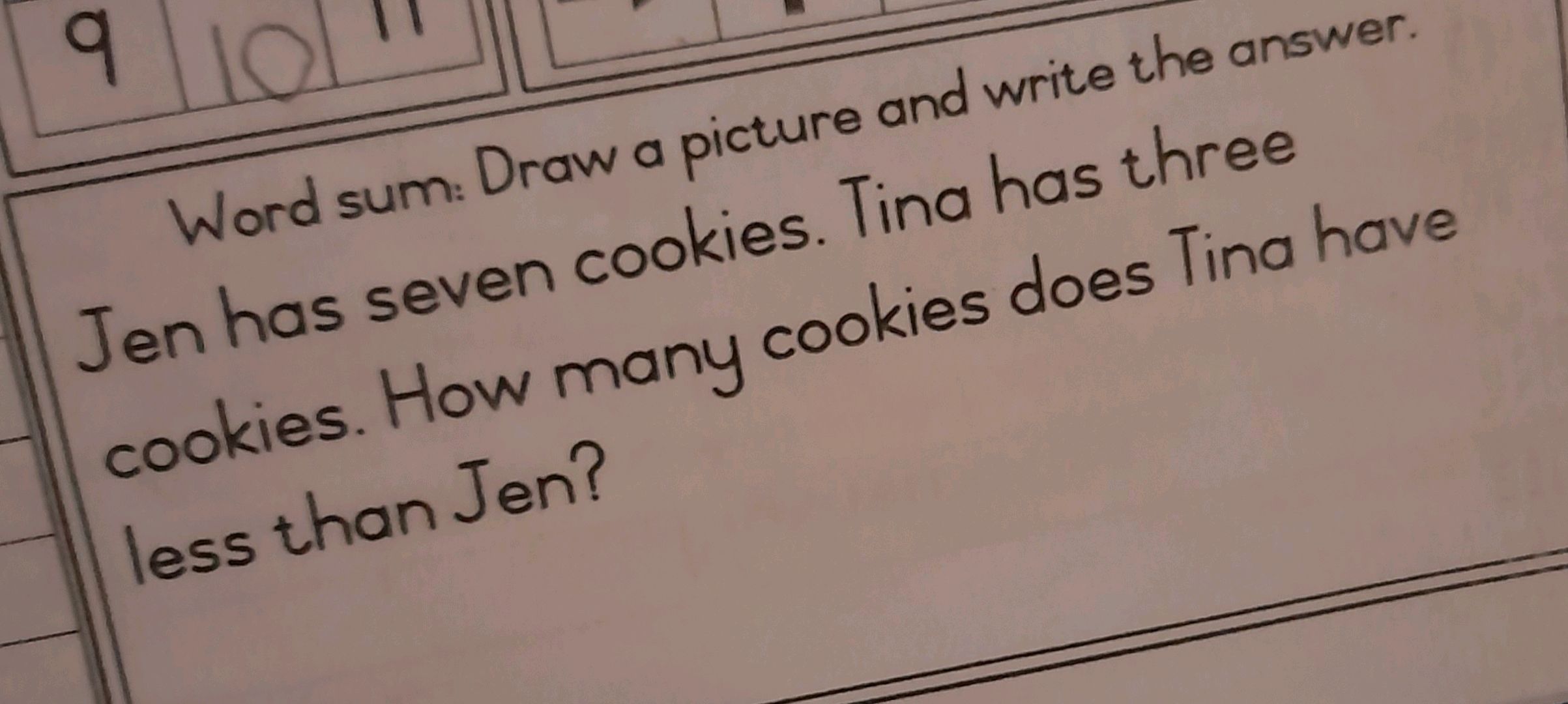 Word sum: Draw a picture and write the | StudyX