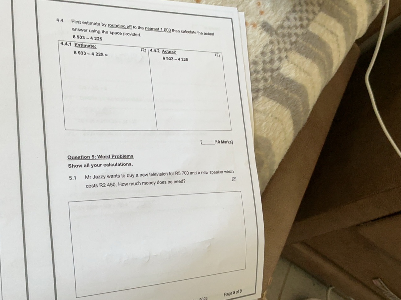 4.4 First estimate by rounding off to the | StudyX