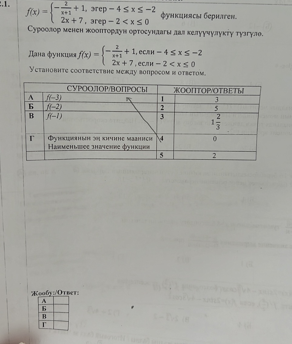 Given the function: $f(x) = \ {2}{x+1} + | StudyX