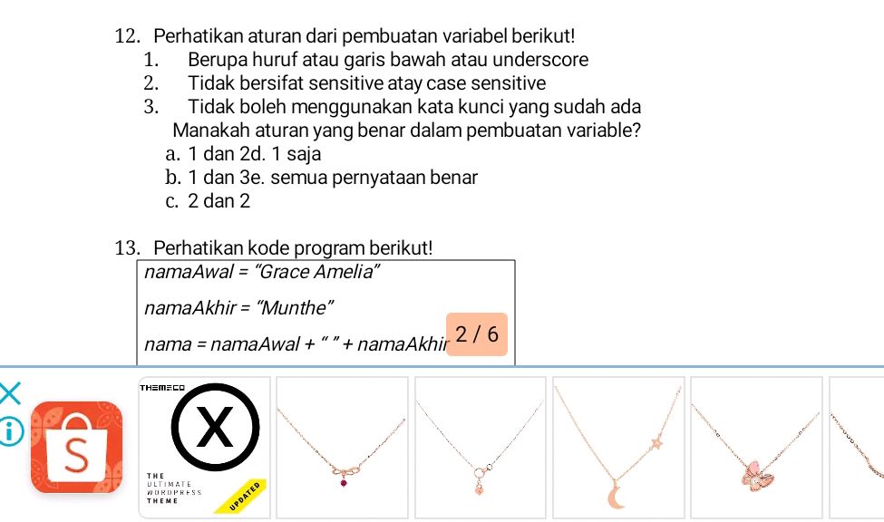 12. Perhatikan aturan dari pembuatan | StudyX