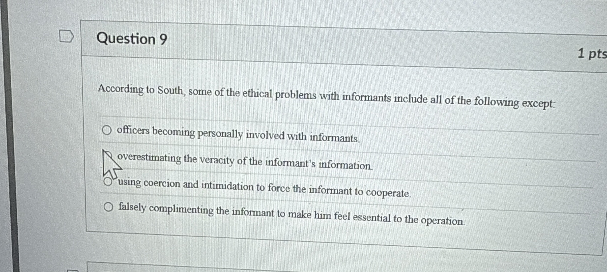 According to South, some of the ethical | StudyX