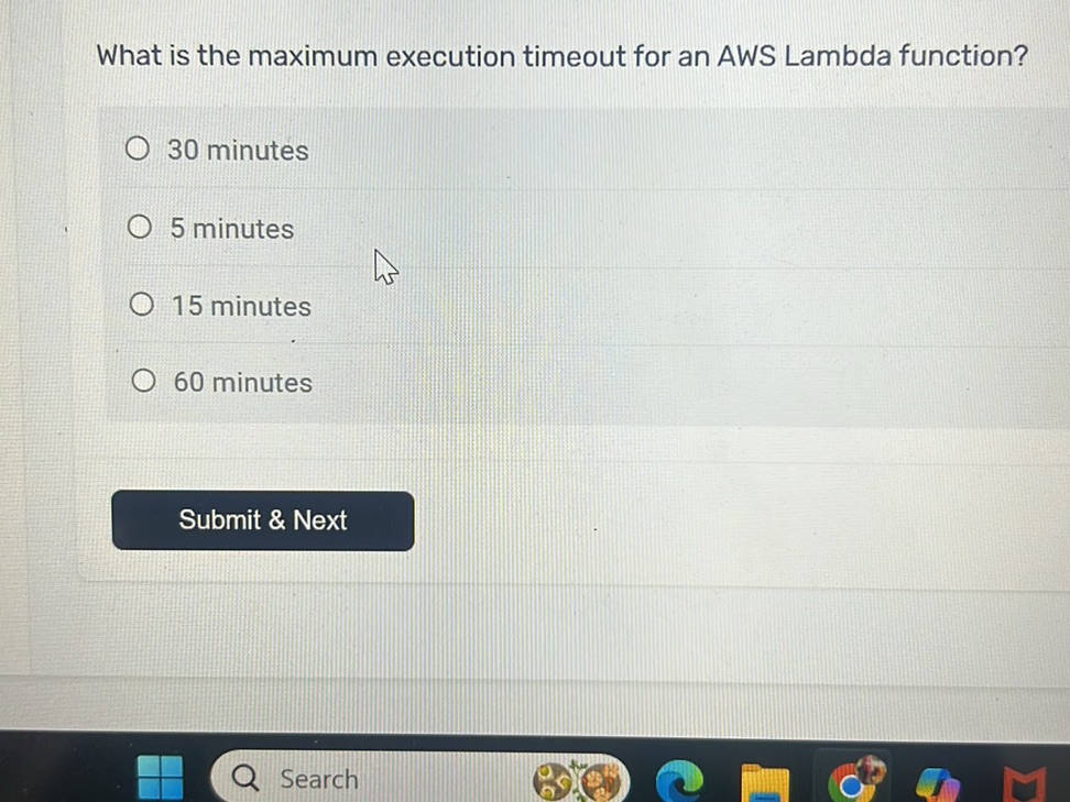 What is the maximum execution timeout for an | StudyX
