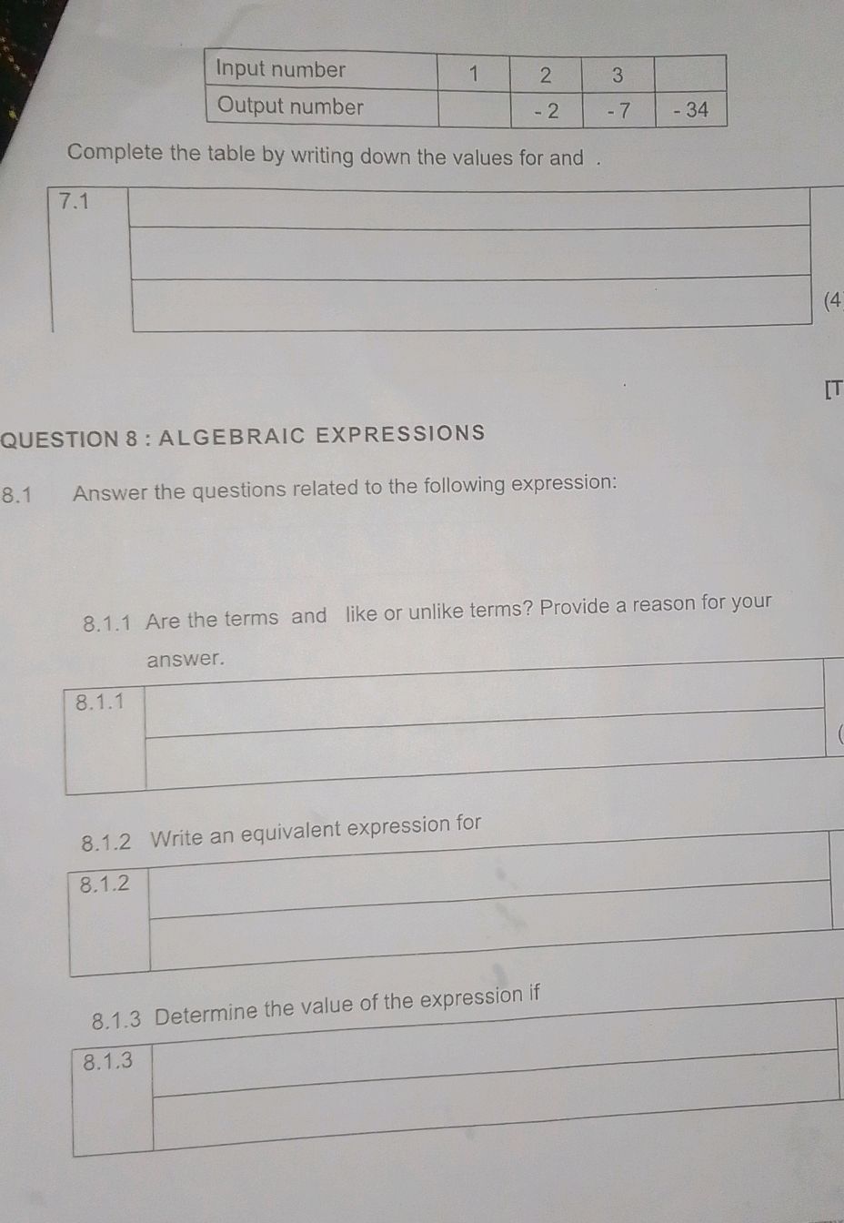 Input number | 1 | 2 | 3 ---|---|---|--- | StudyX