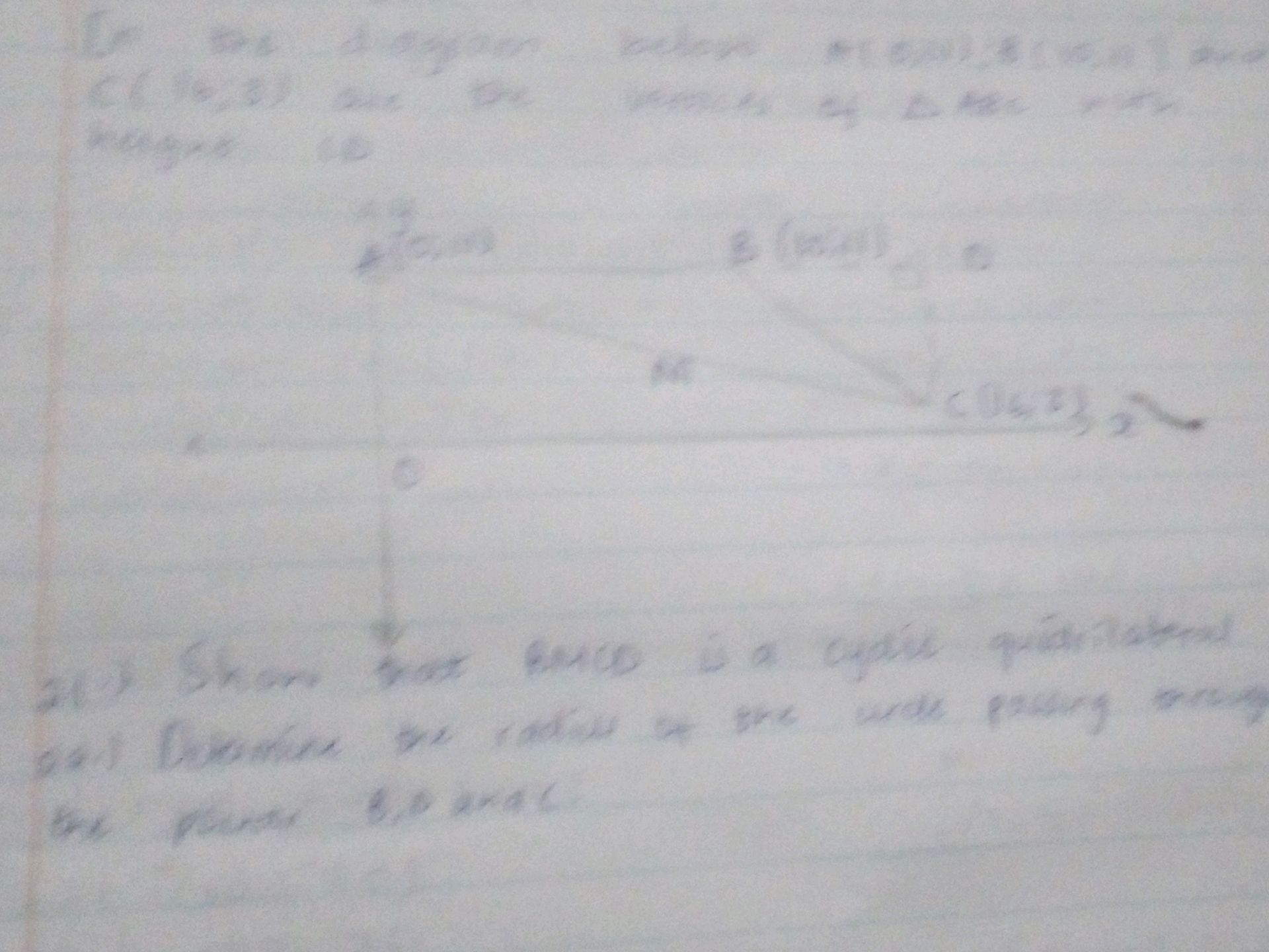 2) Show that RMCD is a cyclic quadrilateral. | StudyX