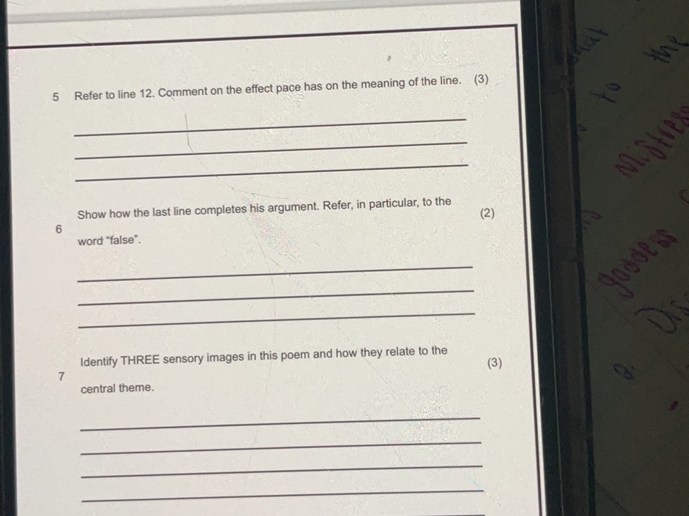 5 Refer to line 12. Comment on the effect | StudyX