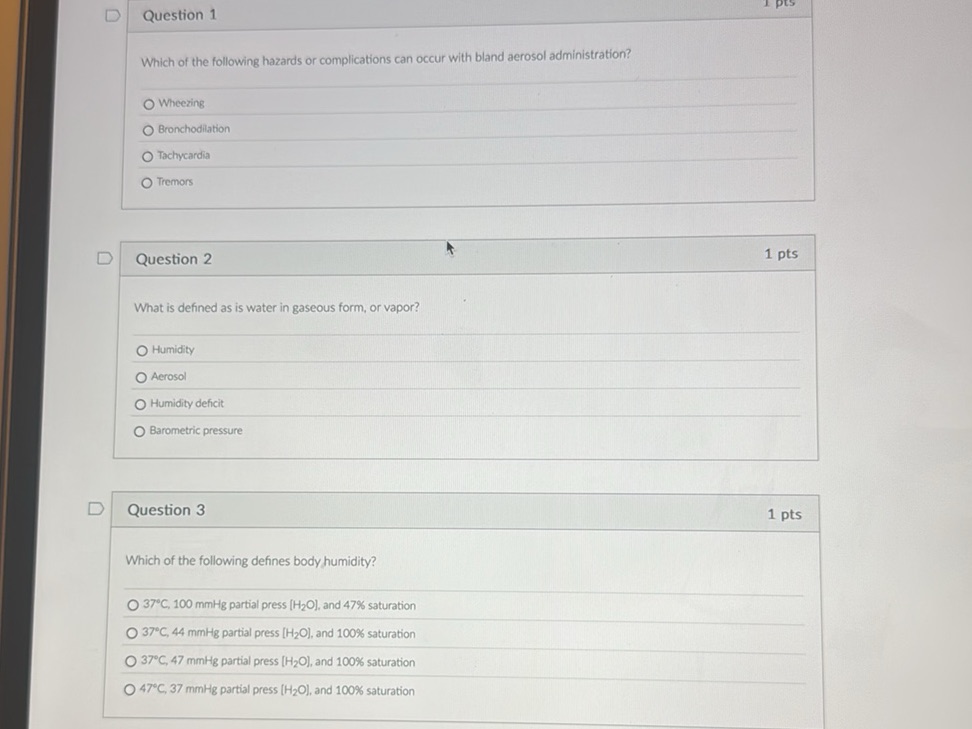 Question 1 Which of the following hazards or | StudyX