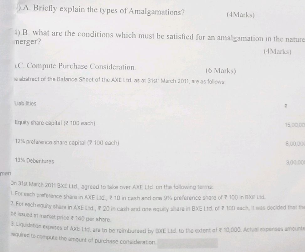 1) A. Briefly explain the types of | StudyX