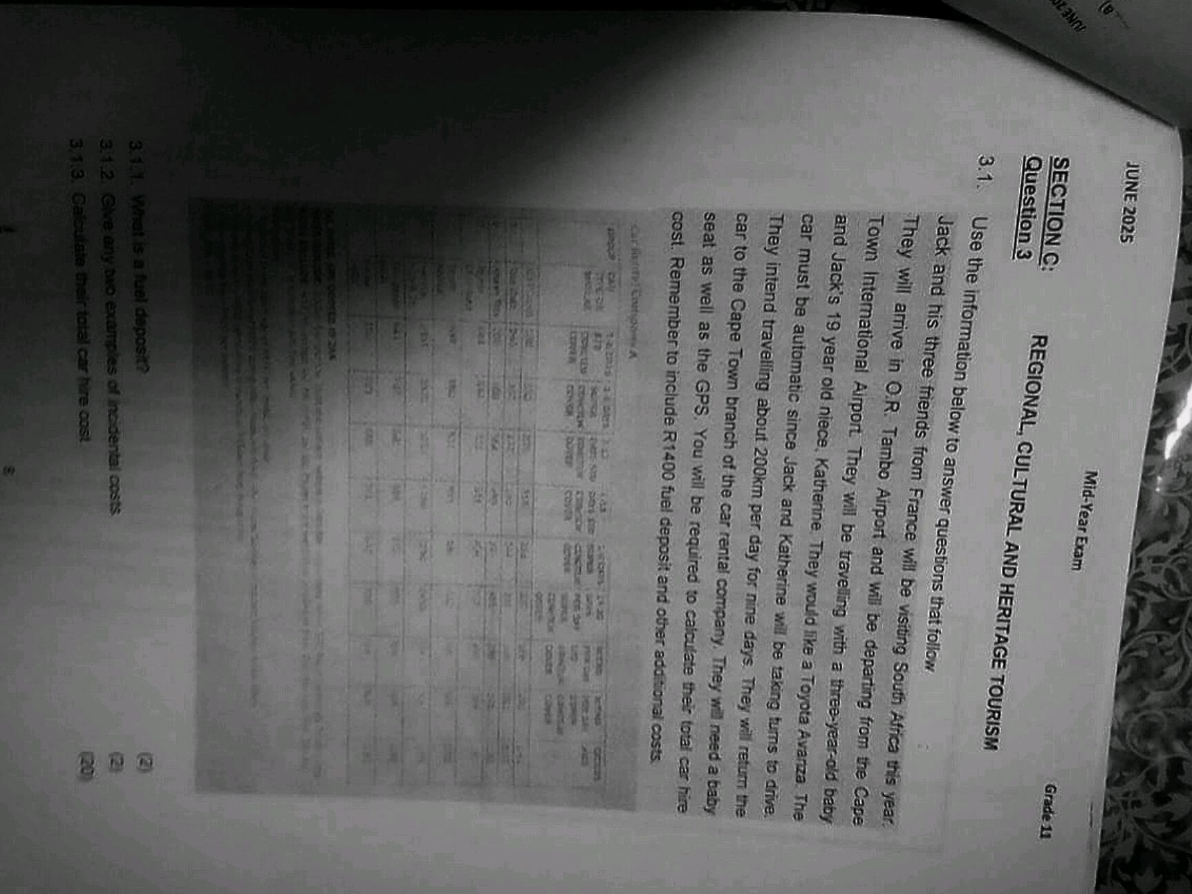 3. Use the information below to answer | StudyX