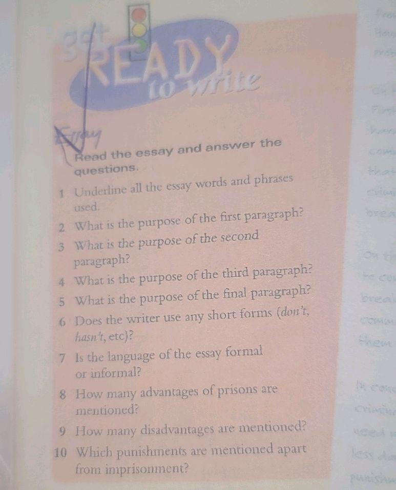 Read the essay and answer the questions. 1 | StudyX