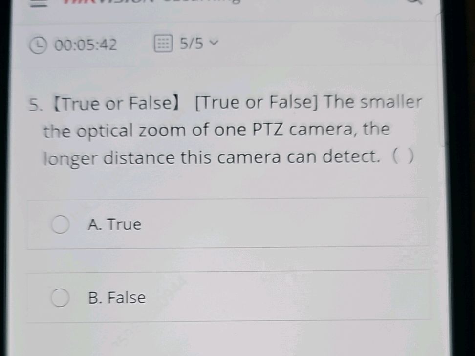 【True or False】 The smaller the optical zoom | StudyX