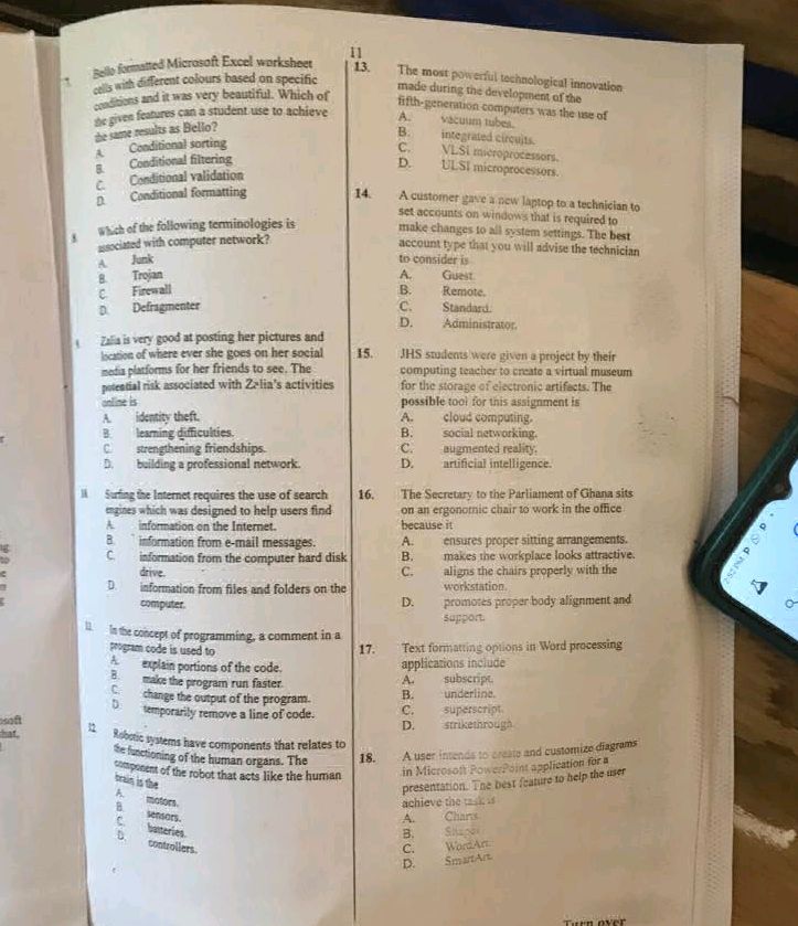 11. Bello formatted Microsoft Excel | StudyX
