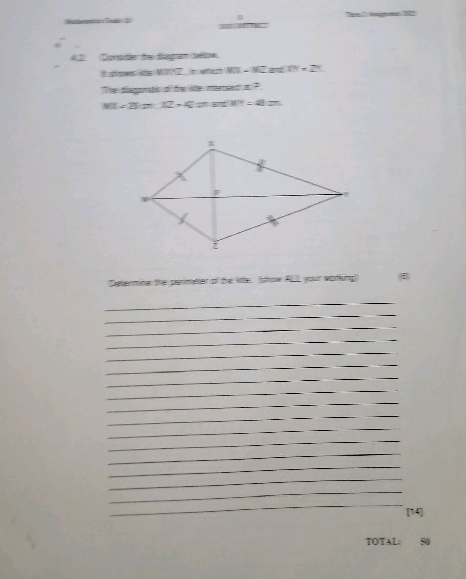 Consider the diagram below. It shows kite | StudyX