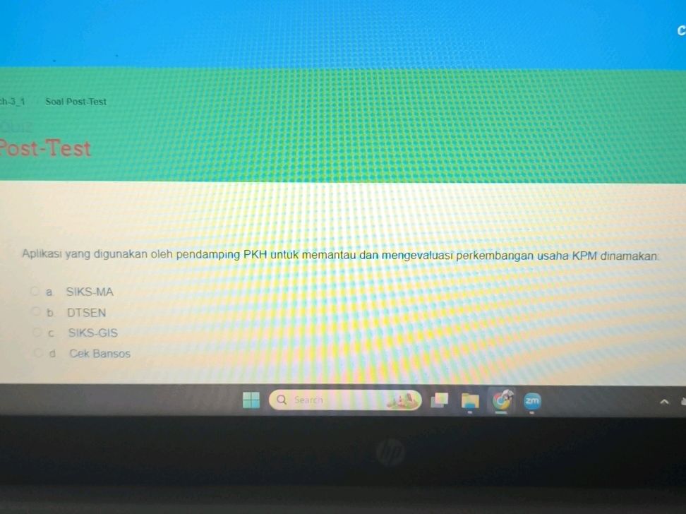 Aplikasi yang digunakan oleh pendamping PKH | StudyX