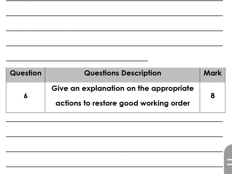 | Question | Questions Description | Mark | | StudyX