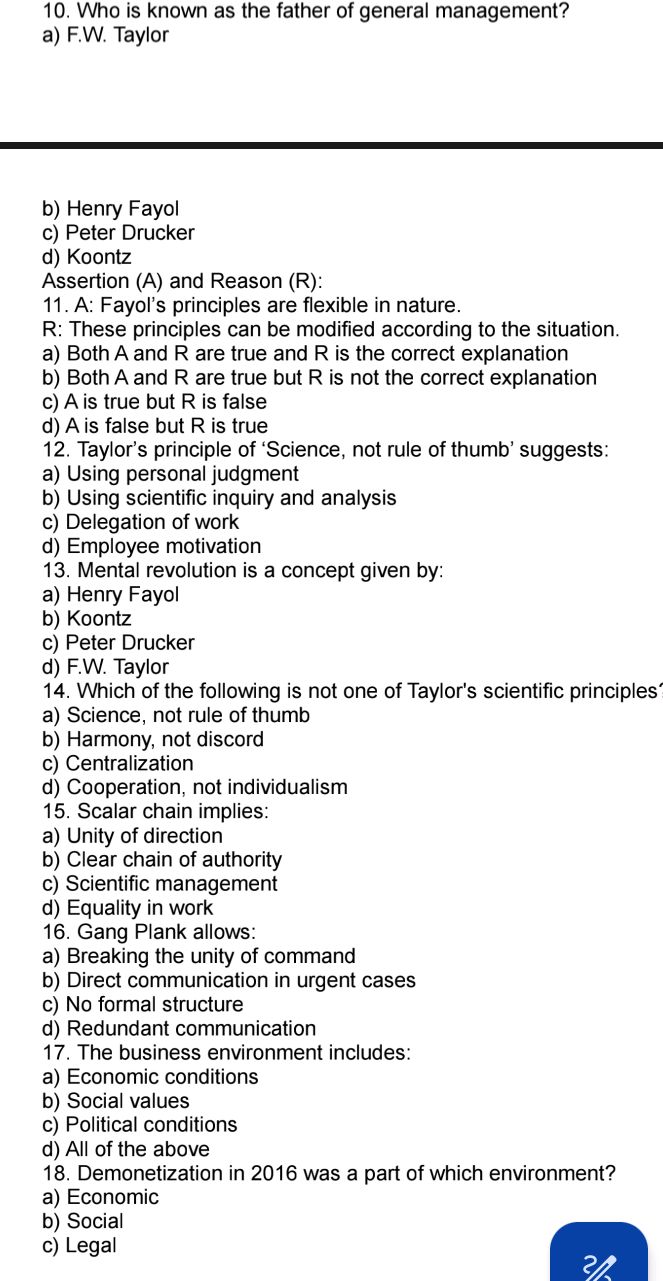 10. Who is known as the father of general | StudyX