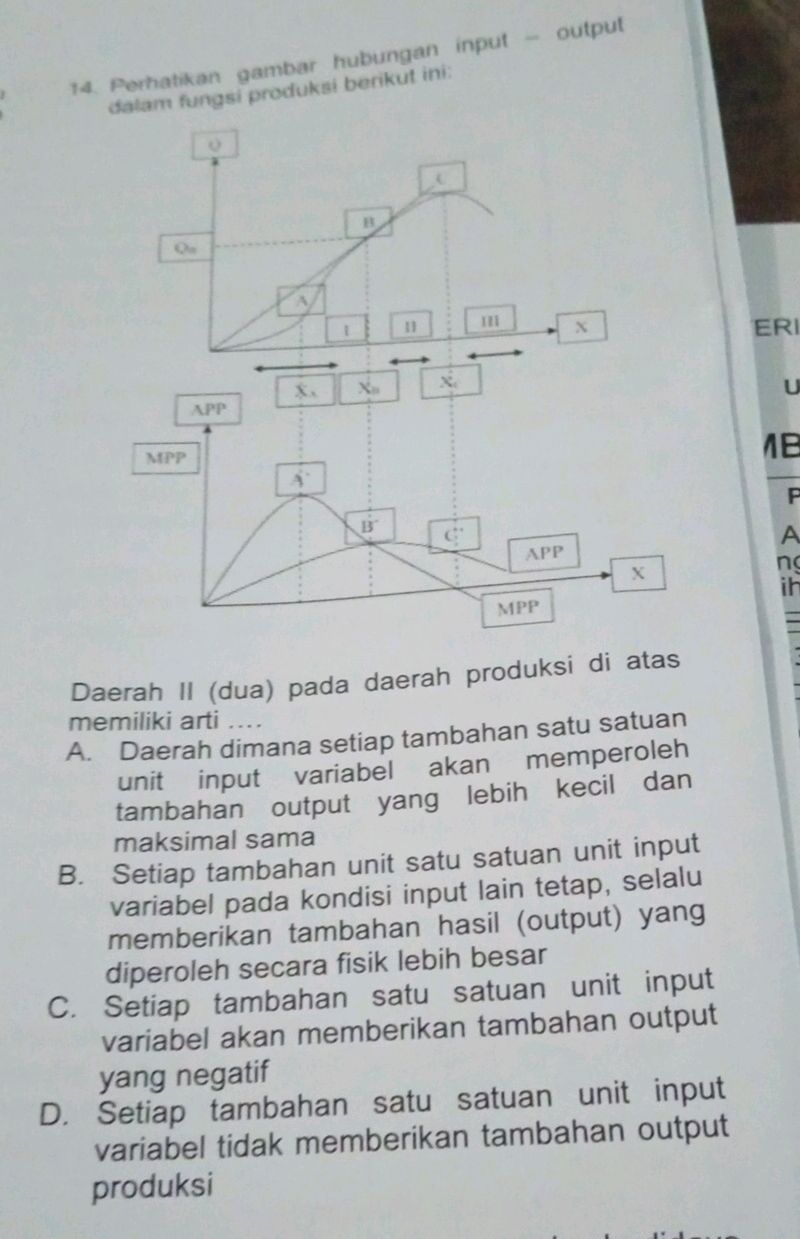 14. Perhatikan gambar hubungan input dalam | StudyX
