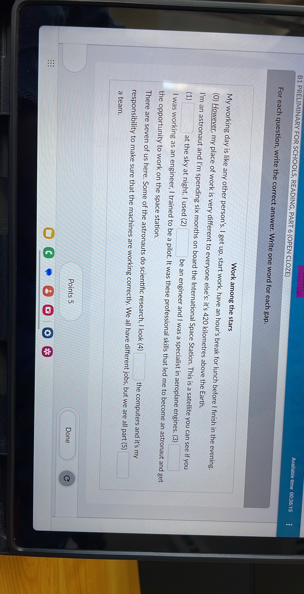 For each question, write the correct answer. | StudyX