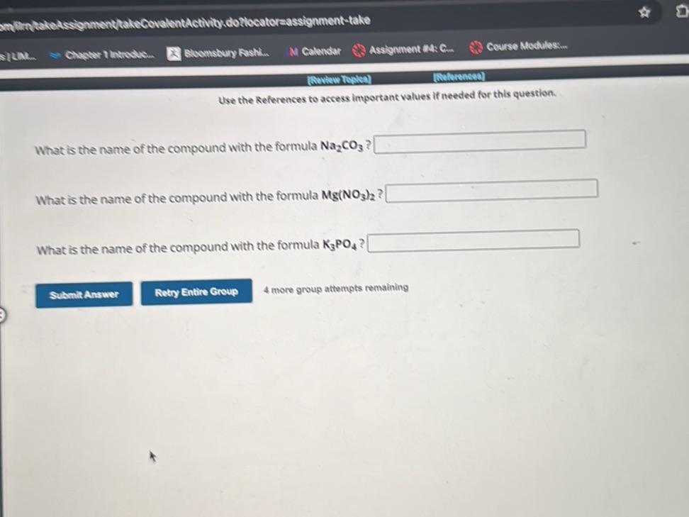 What is the name of the compound with the | StudyX