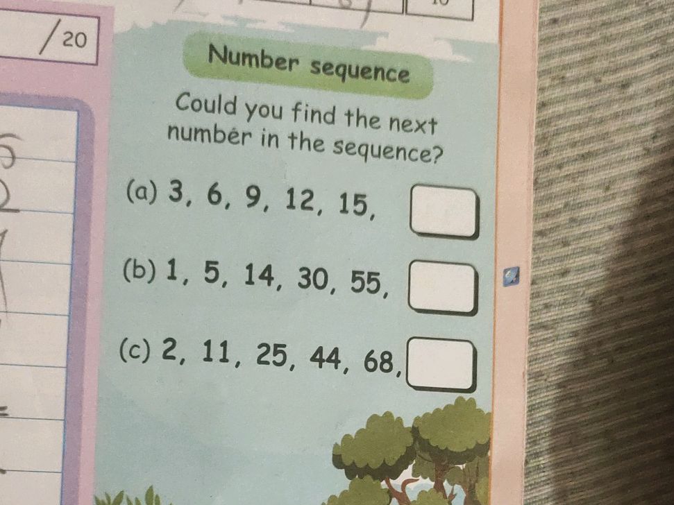 Number Sequence Could You Find The Next Studyx