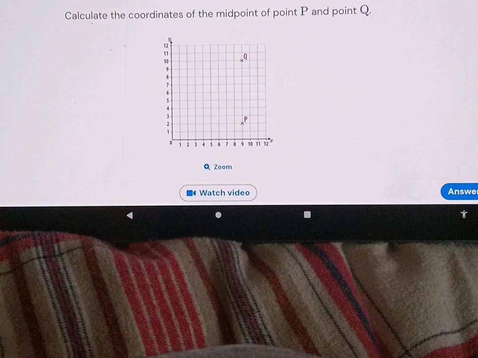 Calculate the coordinates of the midpoint of | StudyX