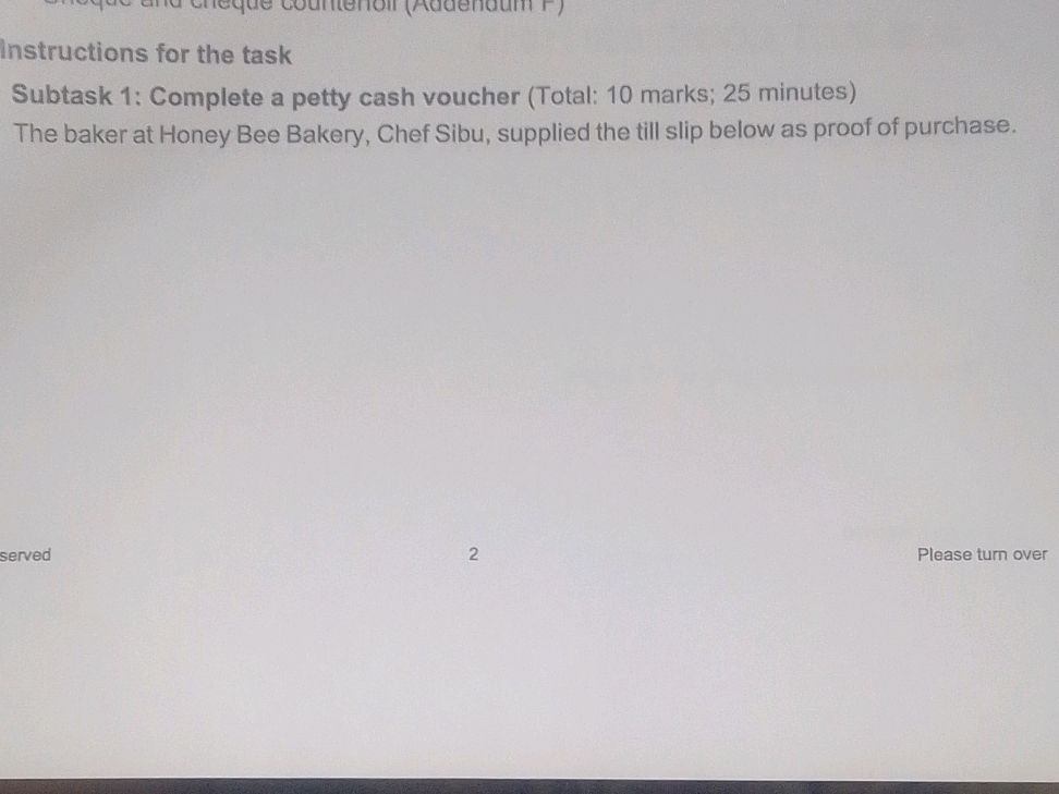 Instructions for the task Subtask 1: | StudyX