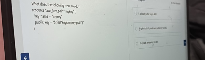 What does the following resource do? | StudyX