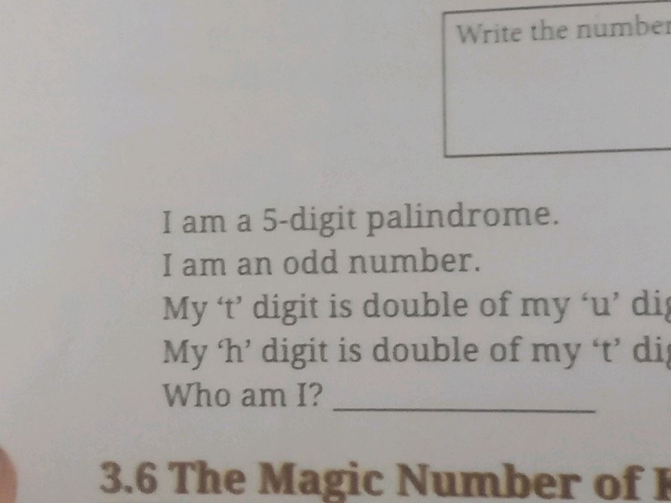I am a 5-digit palindrome. I am an odd