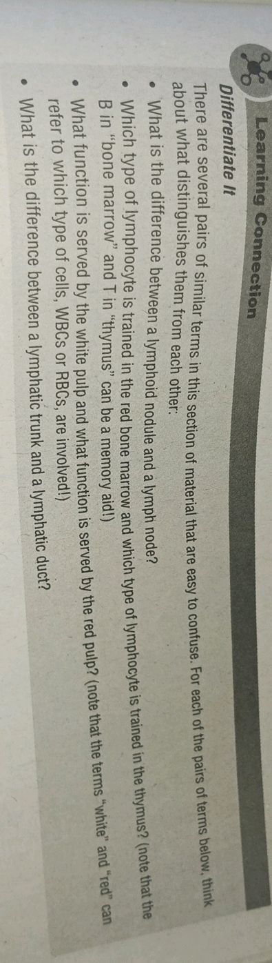 What is the difference between a lymphoid | StudyX