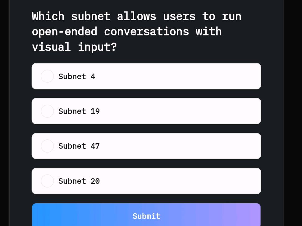 Which subnet allows users to run open-ended | StudyX