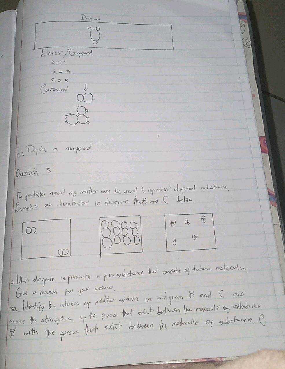 The particles model of matter can be used to | StudyX